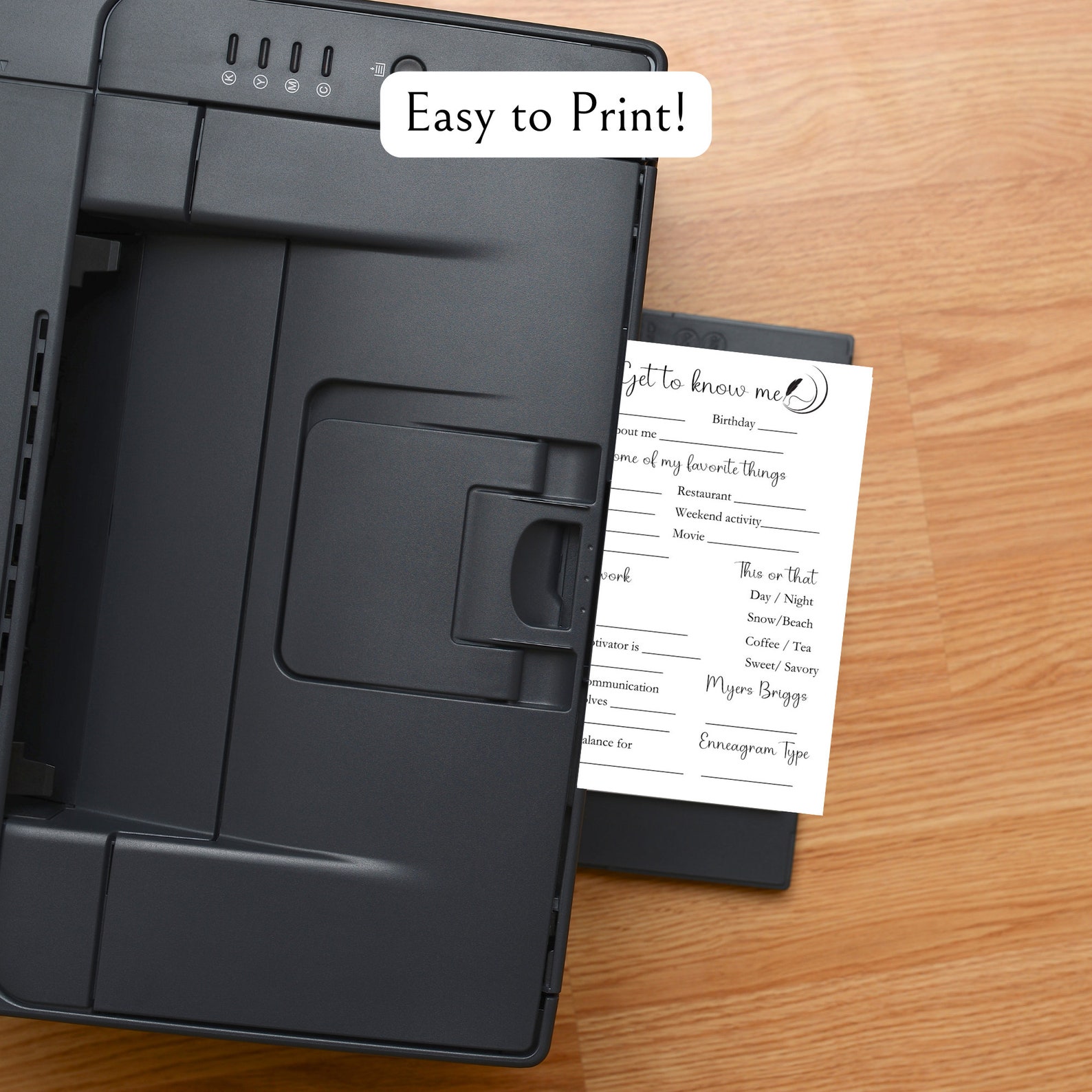 Coworker Questions Printable Coworker Printable Office Activities ...