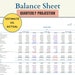 Quarterly Balance Sheet Template: Small Business Assets (google Sheets ...