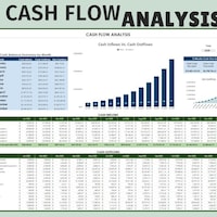 Cash Flow Statement With Dashboard Template | Googlesheets ...