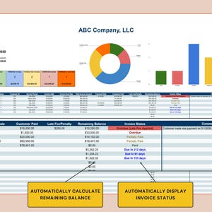 Invoice Tracker, Customer Payment Tracker, Invoice Tracker Spreadsheets ...