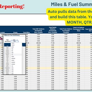 Trucking Accounting Spreadsheet | Profit & Loss Tracker for Truckers - Etsy
