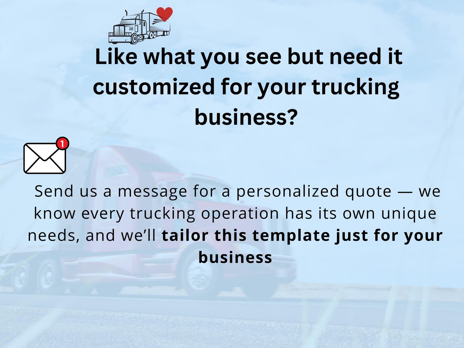 Trucking Invoice Template for Owner Operators & Freight Carriers (excel ...