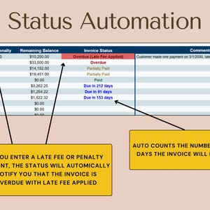 Invoice Tracker, Customer Payment Tracker, Invoice Tracker Spreadsheets ...