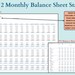 Balance Sheet Template: Year-over-year Comparison (google Sheets ...