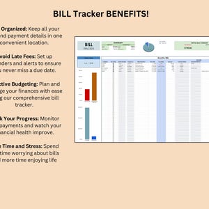Personal Bill Tracker, Simple Personal Expense Spreadsheet, Simple ...