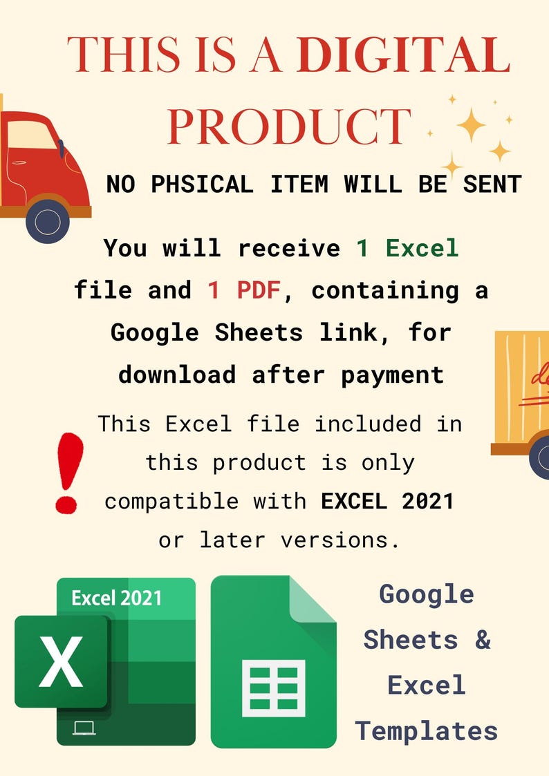 Truck Load Delivery Planner | Scheduling Spreadsheet for Trucking - Etsy