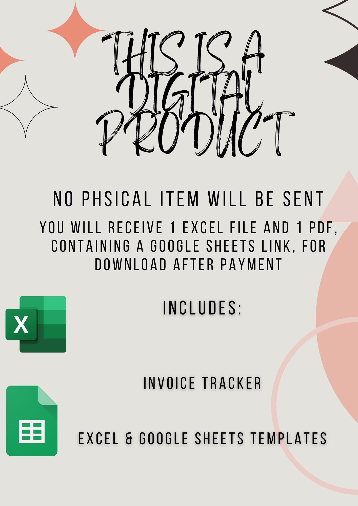 Invoice Tracker, Customer Payment Tracker, Invoice Tracker Spreadsheets ...