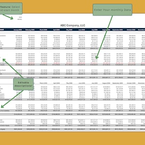 Balance Sheet Dashboard for Small Business: Assets, Liabilities, Equity ...