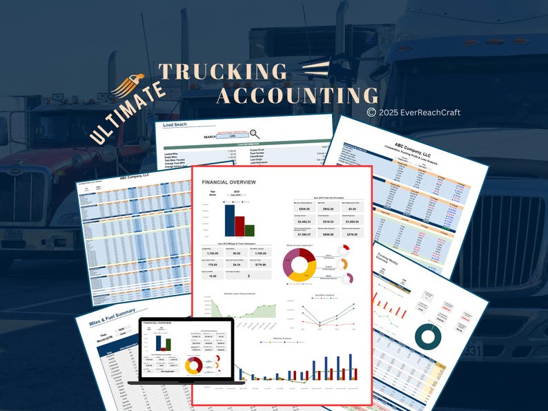 Ultimate Trucking Accounting: Profit and Loss, IFTA Fuel & Miles ...