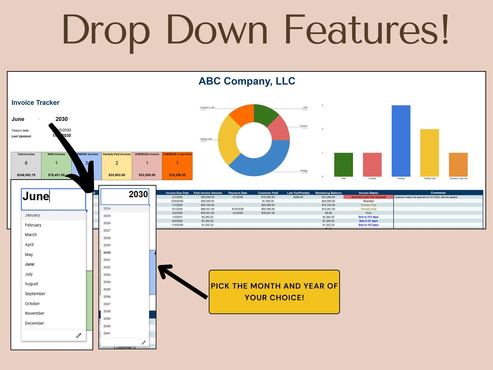 Invoice Tracker, Customer Payment Tracker, Invoice Tracker Spreadsheets ...