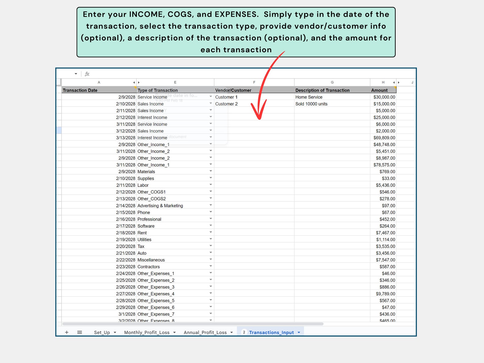 Financial Statements Bundle, Income Statement, Balance Sheet, Profit ...