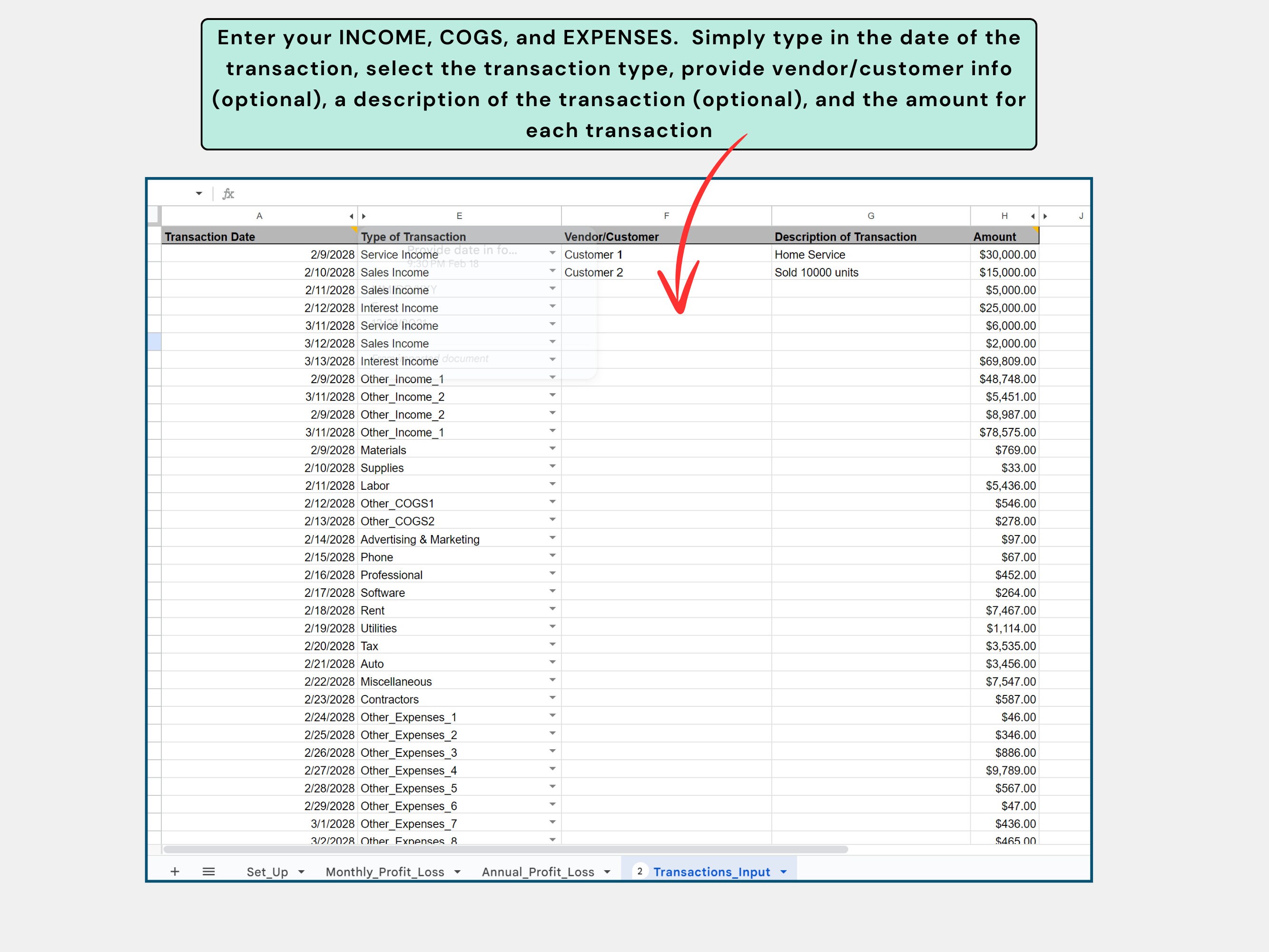 Financial Statements Bundle, Income Statement, Balance Sheet, Profit ...