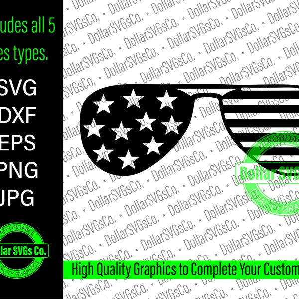 American Flag Sunglasses Svg - Etsy