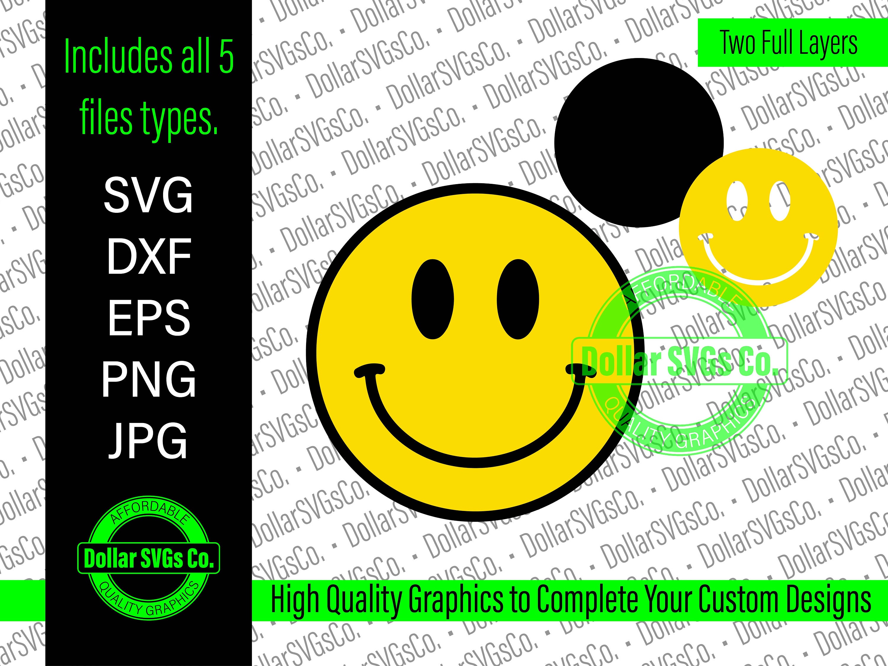 Smiley Face Svg Smiley Svg Happy Png Happy Face Svg | Etsy