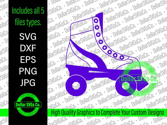 Roller Skate Svg Rollerskate Svg Roller Skate Silhouette - Etsy