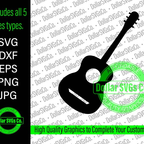 Guitar Svg - Etsy
