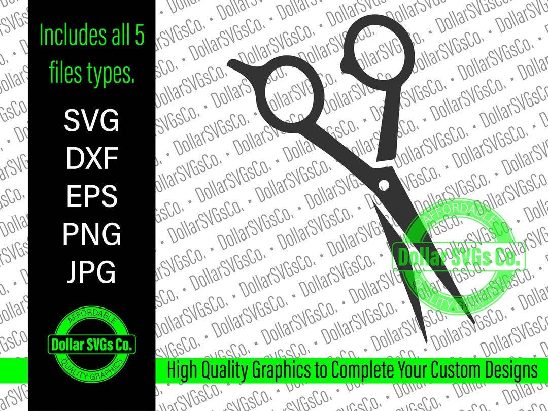 Hair Scissors Svg Barber Scissors Svg Scissors Vector Clipart Svg Love ...
