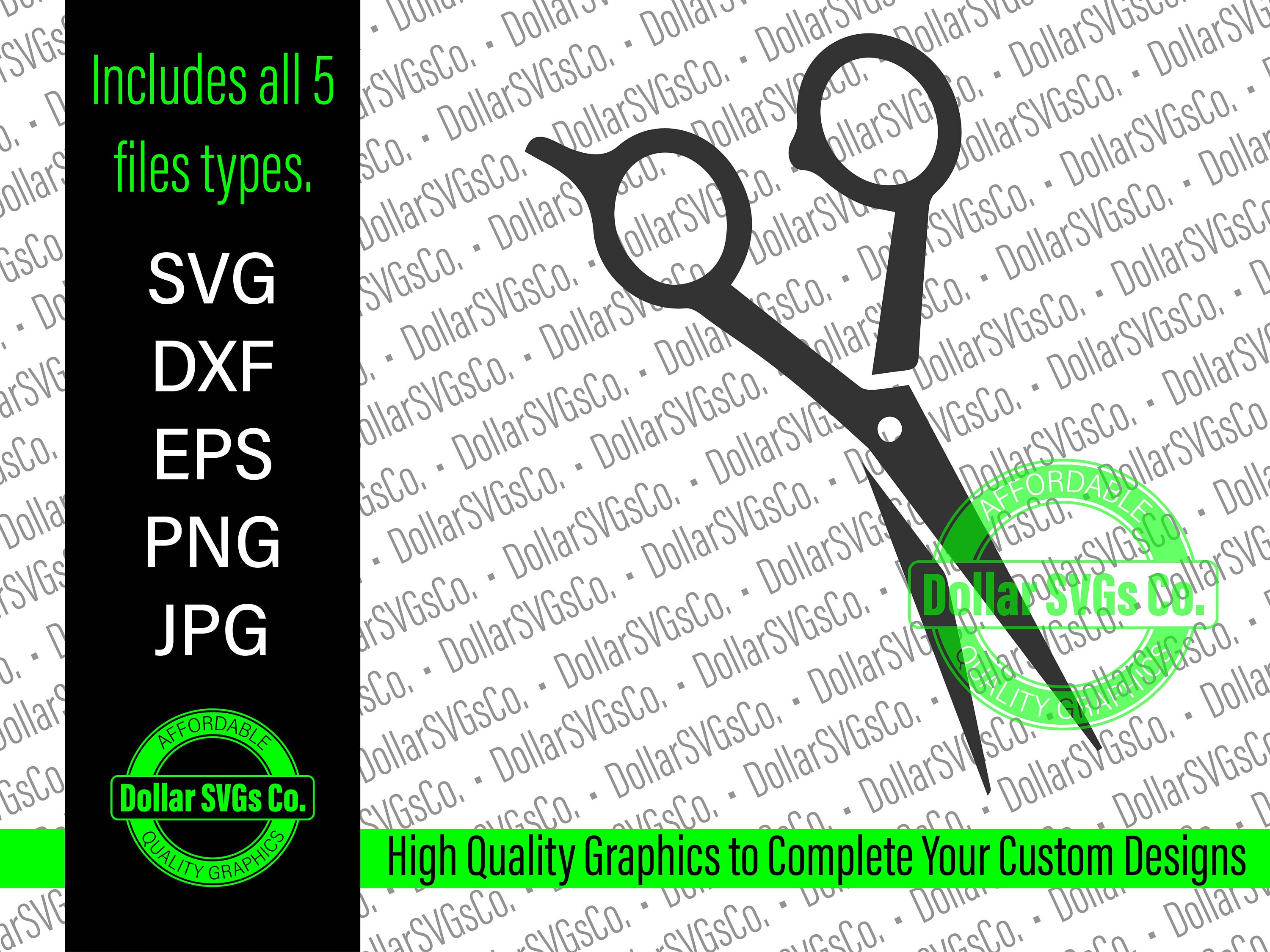 Hair Scissors Svg Barber Scissors Svg Scissors Vector | Etsy