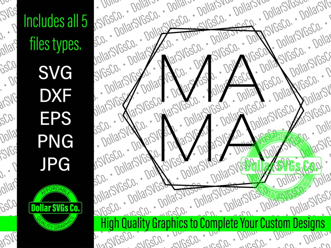 Mama Svg Mama Polygon Svg Mama Minimalist Svg Mama Minimalist Instant ...