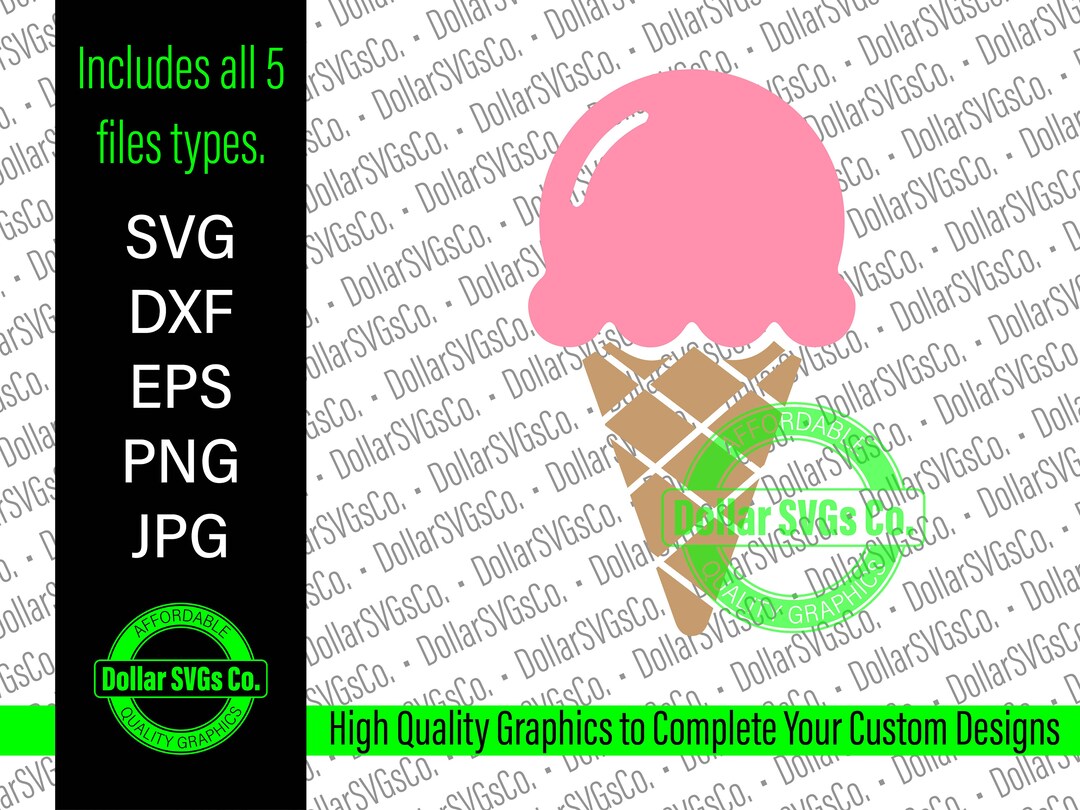 Cono de helado svg / Dulces svg / Helado svg / Postre svg / / Verano ...