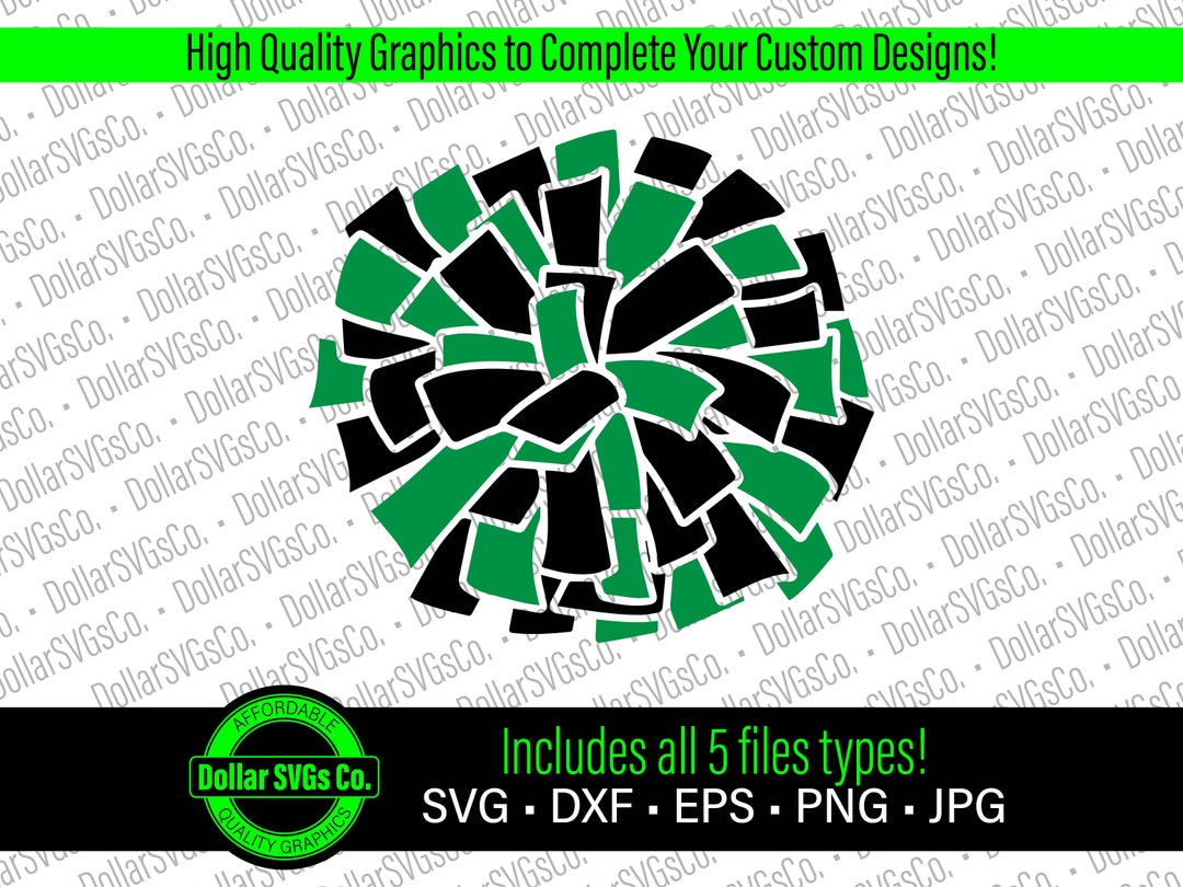 Pom-pom Svg Cheerleading Svg Pompom Svg Pom Pom Svg Cheerleader Pom-pom ...
