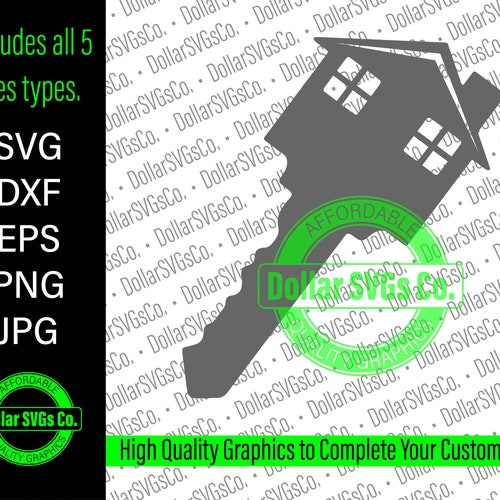 Realtor Real Estate New Home House Key Cuttable Design SVG PNG - Etsy