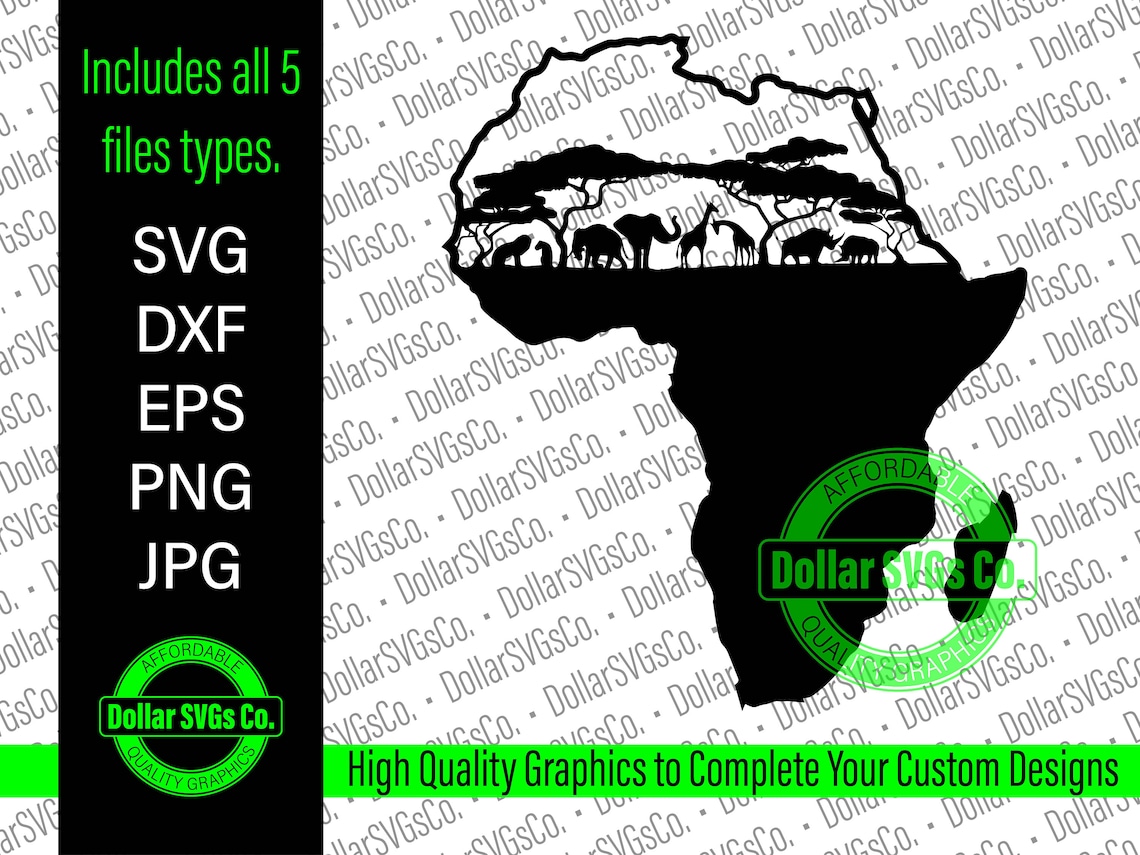 Africa Svg African Safari Svg African Pride Svg Africa - Etsy
