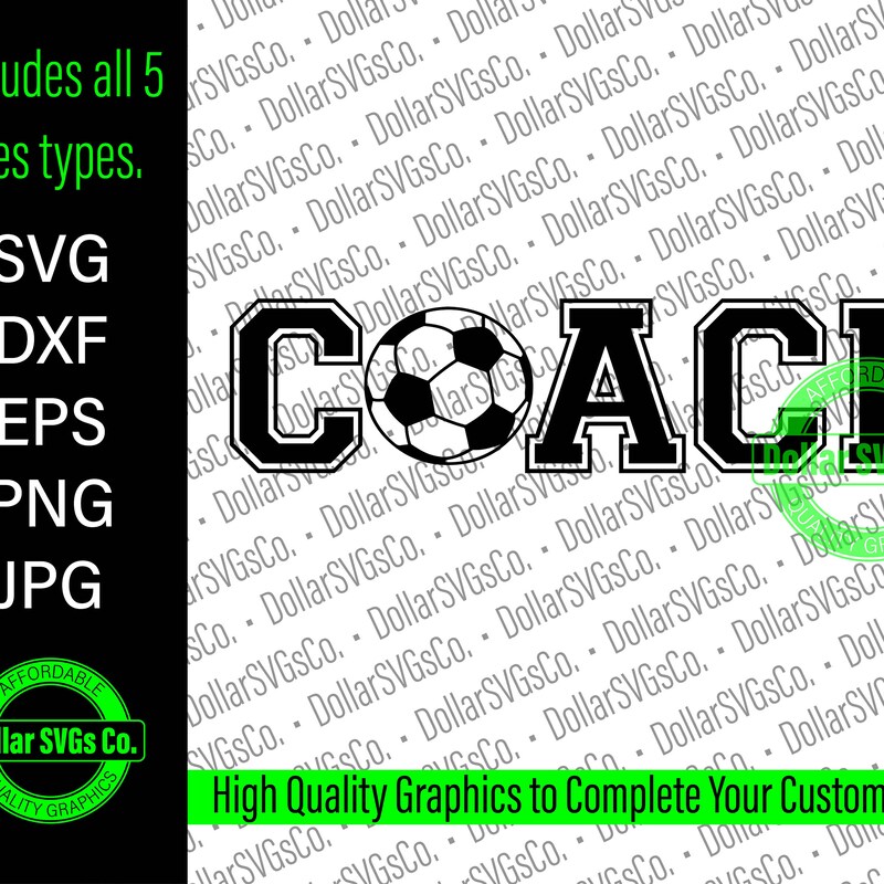 Soccer Coach Svg - Etsy
