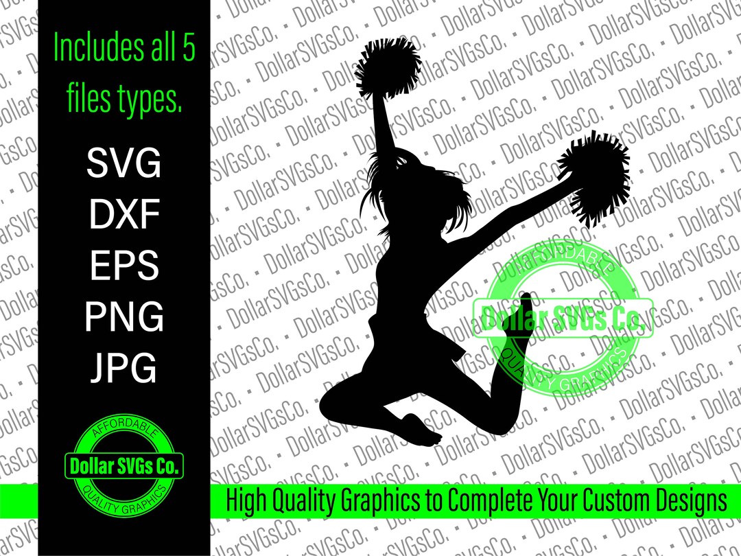 Cheerleader Svg Cheerleading Svg Cheerleader Cheerleader Silhouette ...