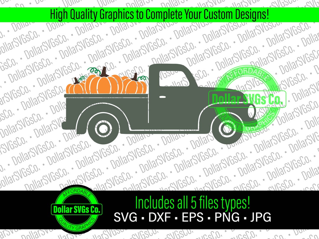 Pumpkin Truck Svg | Fall Truck SVG | Pumpkin Truck | Pumpkin Farm Svg ...