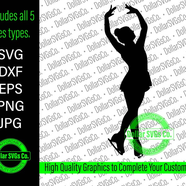 Figure Skating Svg - Etsy