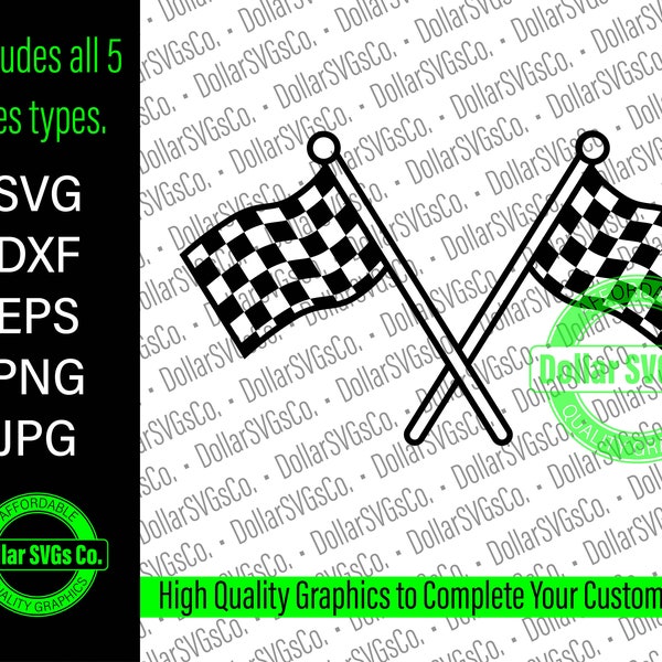 Cross Checker Flags Svg - Etsy