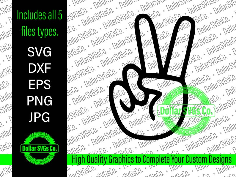 Peace Svg Peace Sign Svg Peace Peace Hand Svg Deuces - Etsy