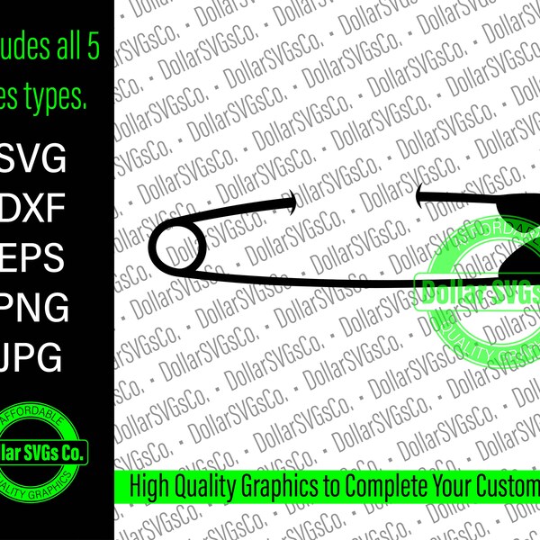 Safety Pin Svg - Etsy