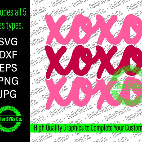 Xoxo Svg - Etsy