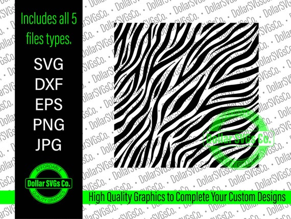 Zebra Print Svg Zebra Svg Zebra Pattern Instant Download | Etsy