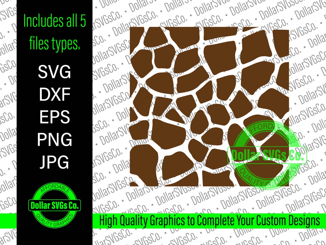 Giraffe Print Svg | Giraffe Pattern | Giraffe | Instant Download ...