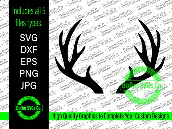 Deer Antlers Svg Antlers Svg Deer Antlers Hunting Svg - Etsy