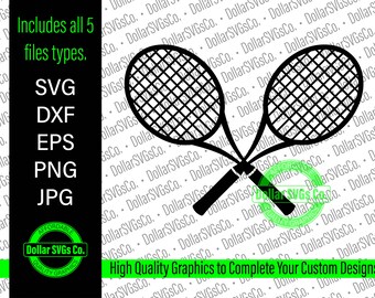 Tennis Racket PNG SVG Digital Download Printable - Etsy