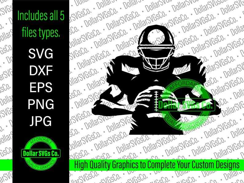 Football Player Svg Quarterback Svg Football Player - Etsy