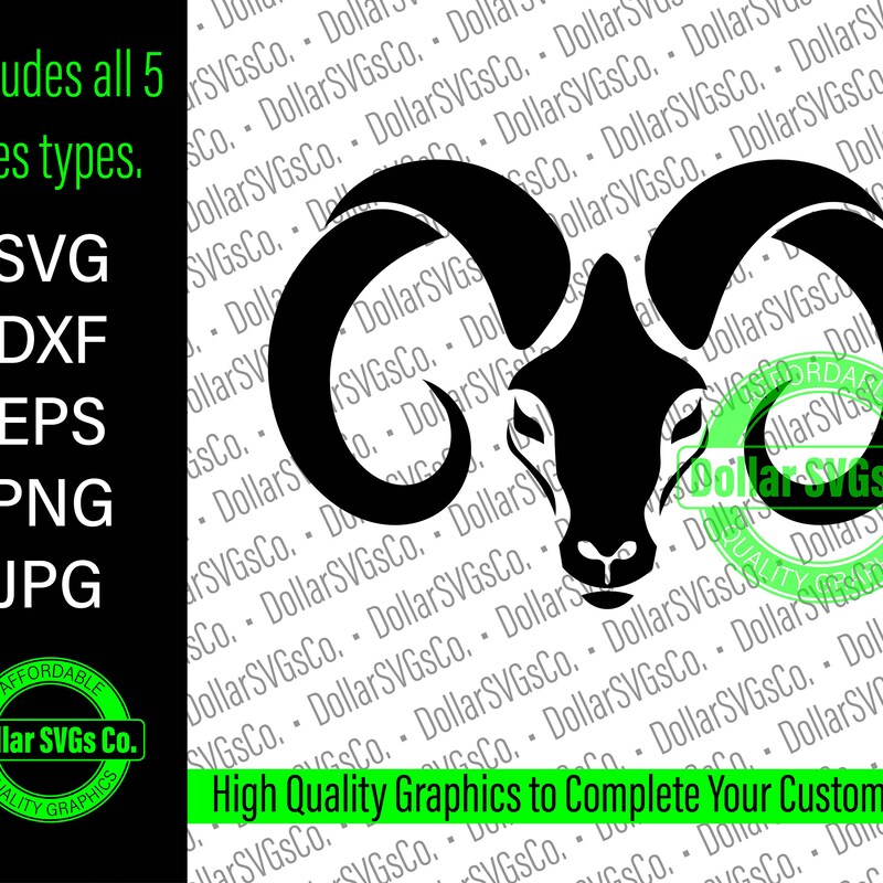 Rams Svg - Etsy