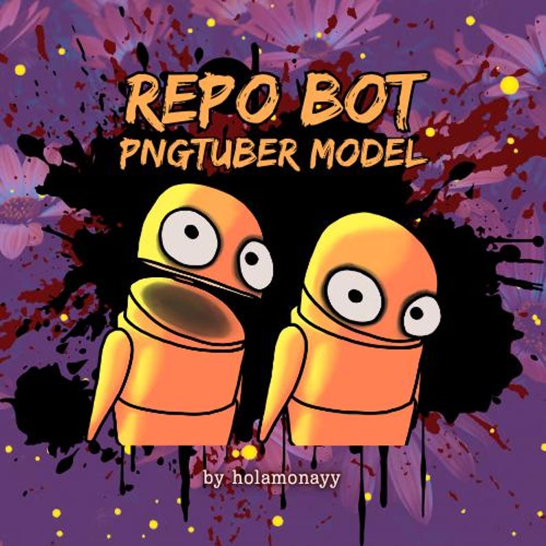 REPO PNGTUBER MODEL Orange | Naranja | Anaranjado | Twitch | Streaming ...