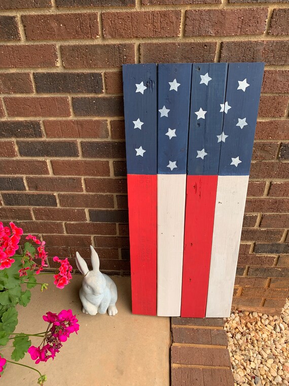 American Flag Porch Sign/ Patriotic Porch Decor - Etsy