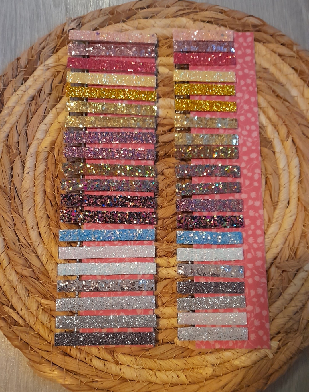 Glitter Barrettes / Glitter Barrettes / Glitter Barrettes / Shiny ...