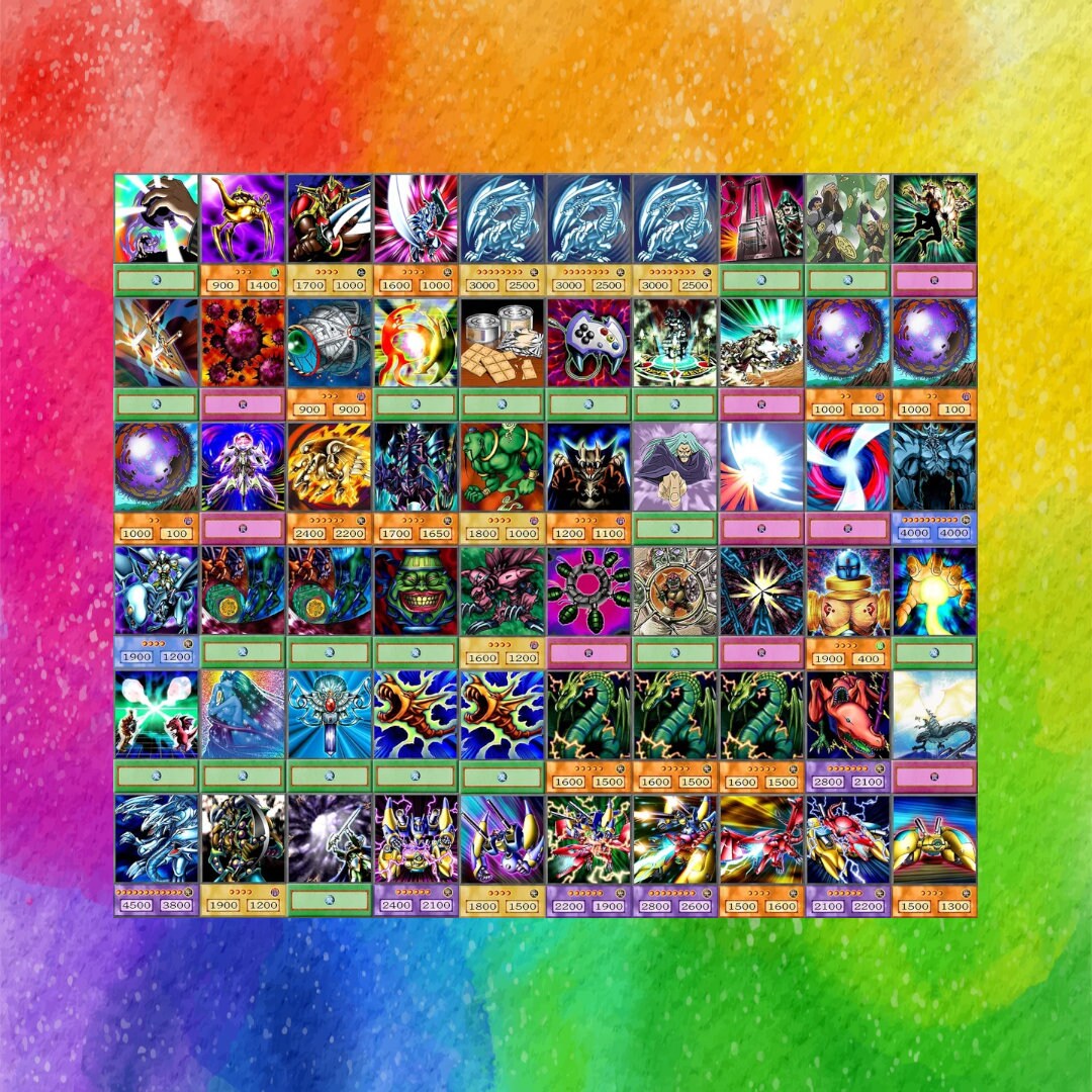 Orica Character Deck 46 60 Anime Style Cards - Etsy