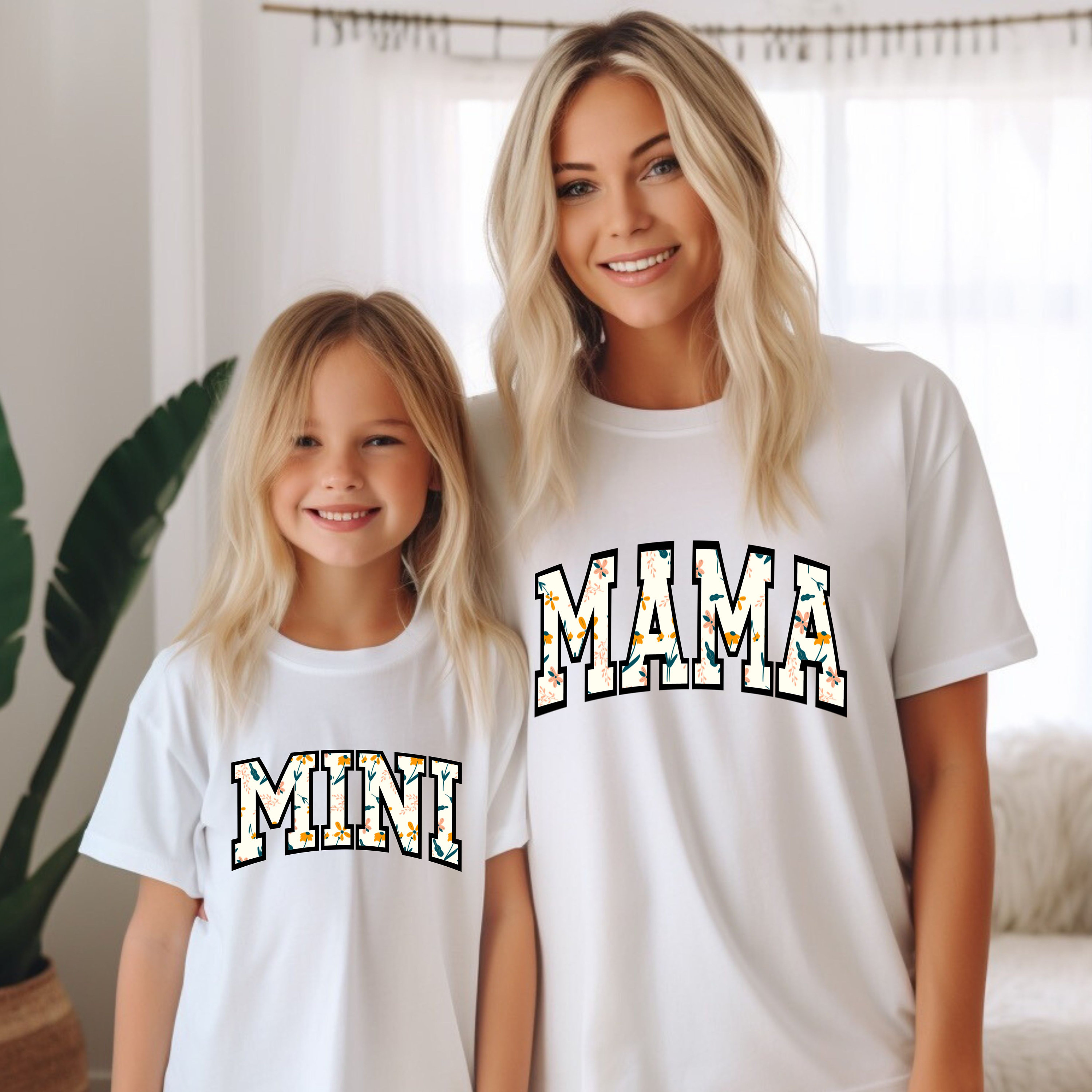 Mama and Mini PNG Bundle | DTF | Sublimation | Spring PNG | Spring ...