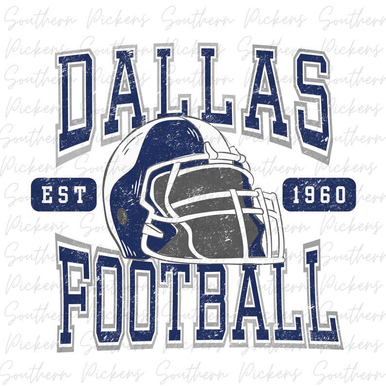 Vintage Dallas Cowboys | PNG | DTF | Sublimation | Full Color and ...