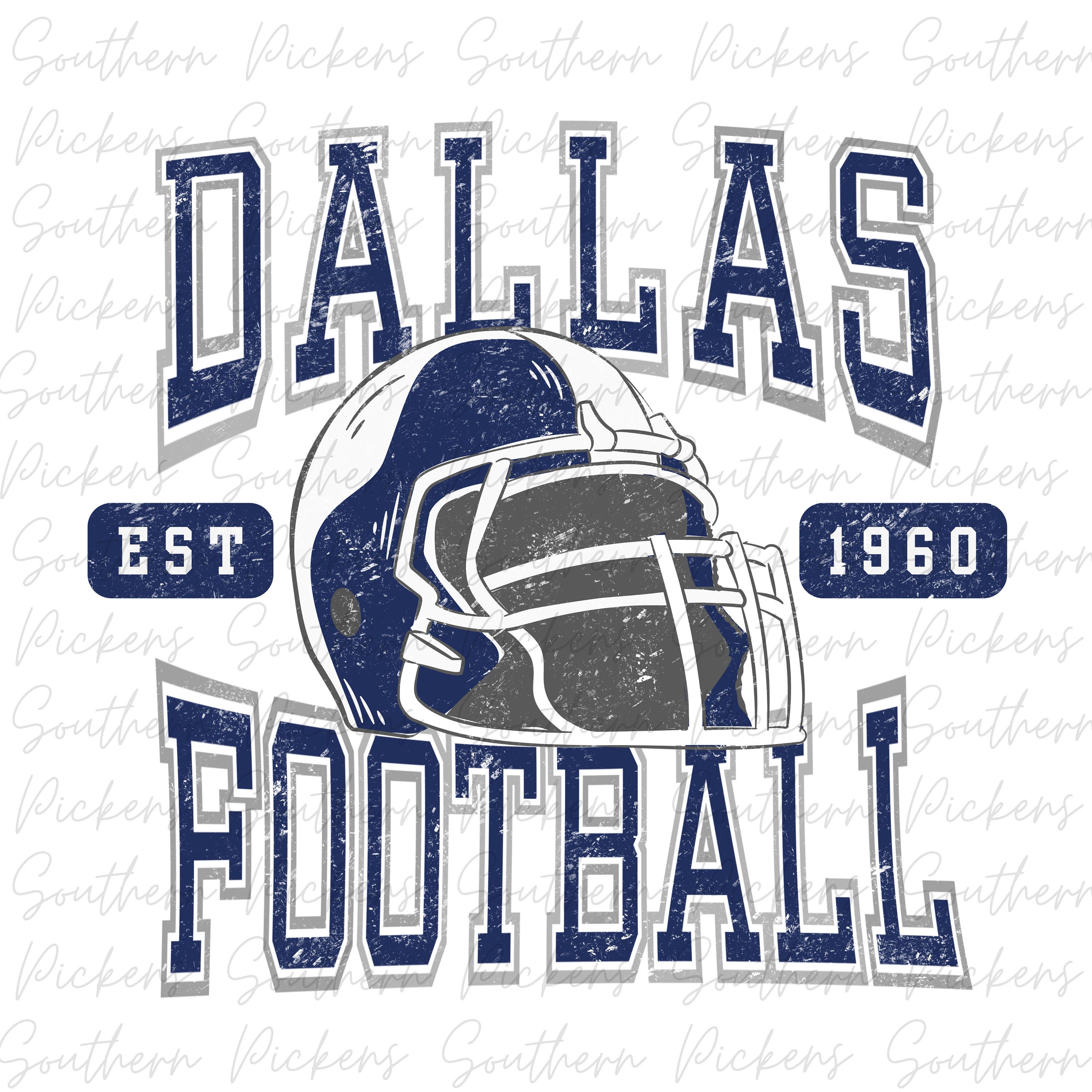 Vintage Dallas Cowboys | PNG | DTF | Sublimation | Full Color and ...