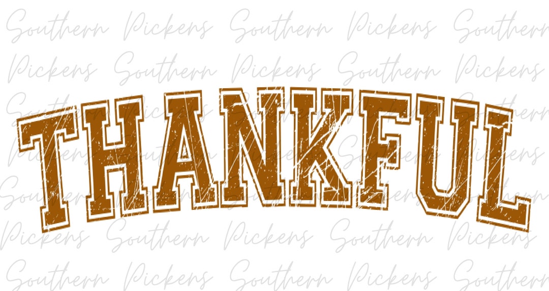THANKFUL PNG - Etsy