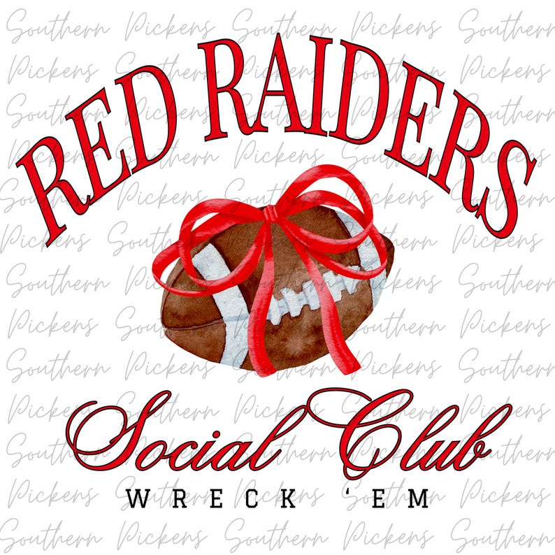 Red Raiders Social Club PNG | Tech | Wreck Em | DTF | Sublimation - Etsy